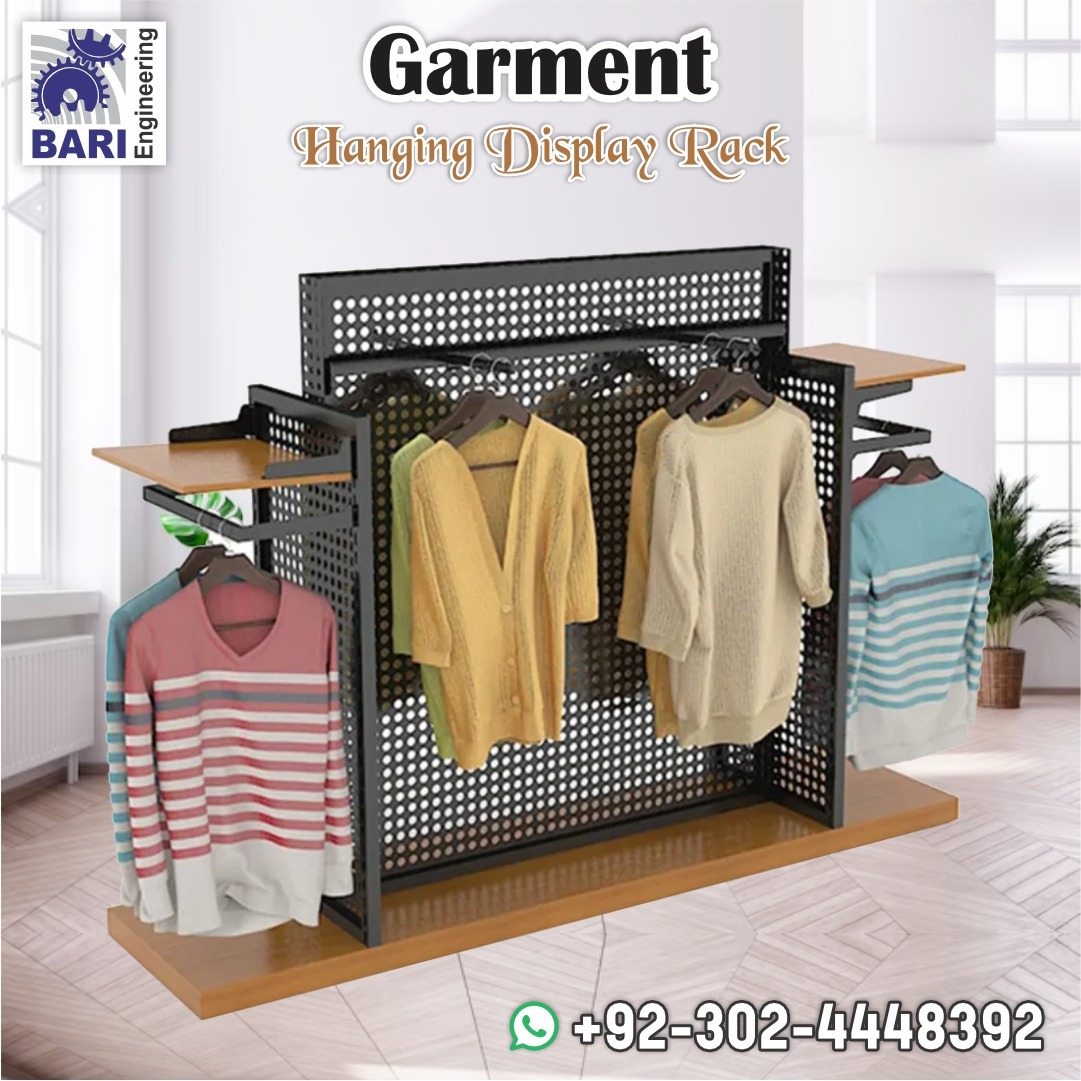 Sturdy Hanging Display Racks | Bari Engineering