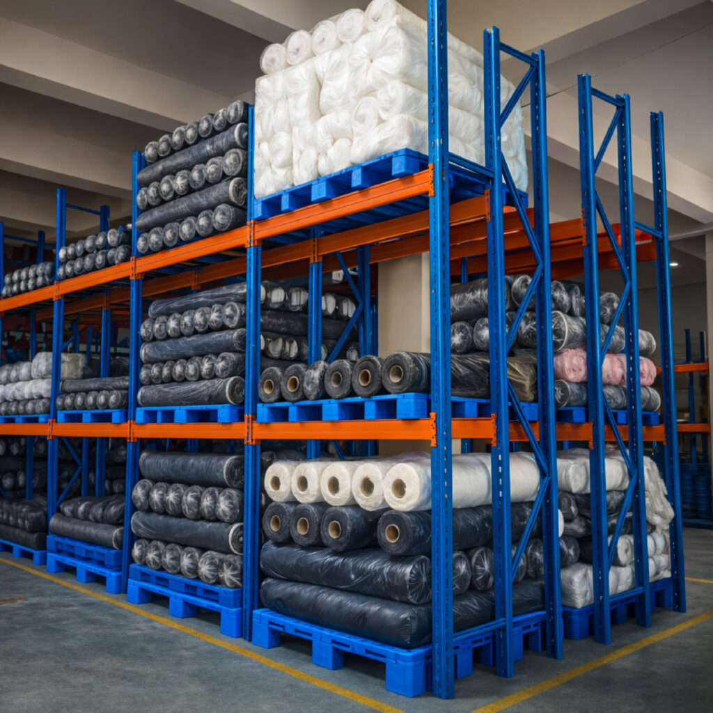 Textile Industrial Racks for Warehouses | Bari Engineering